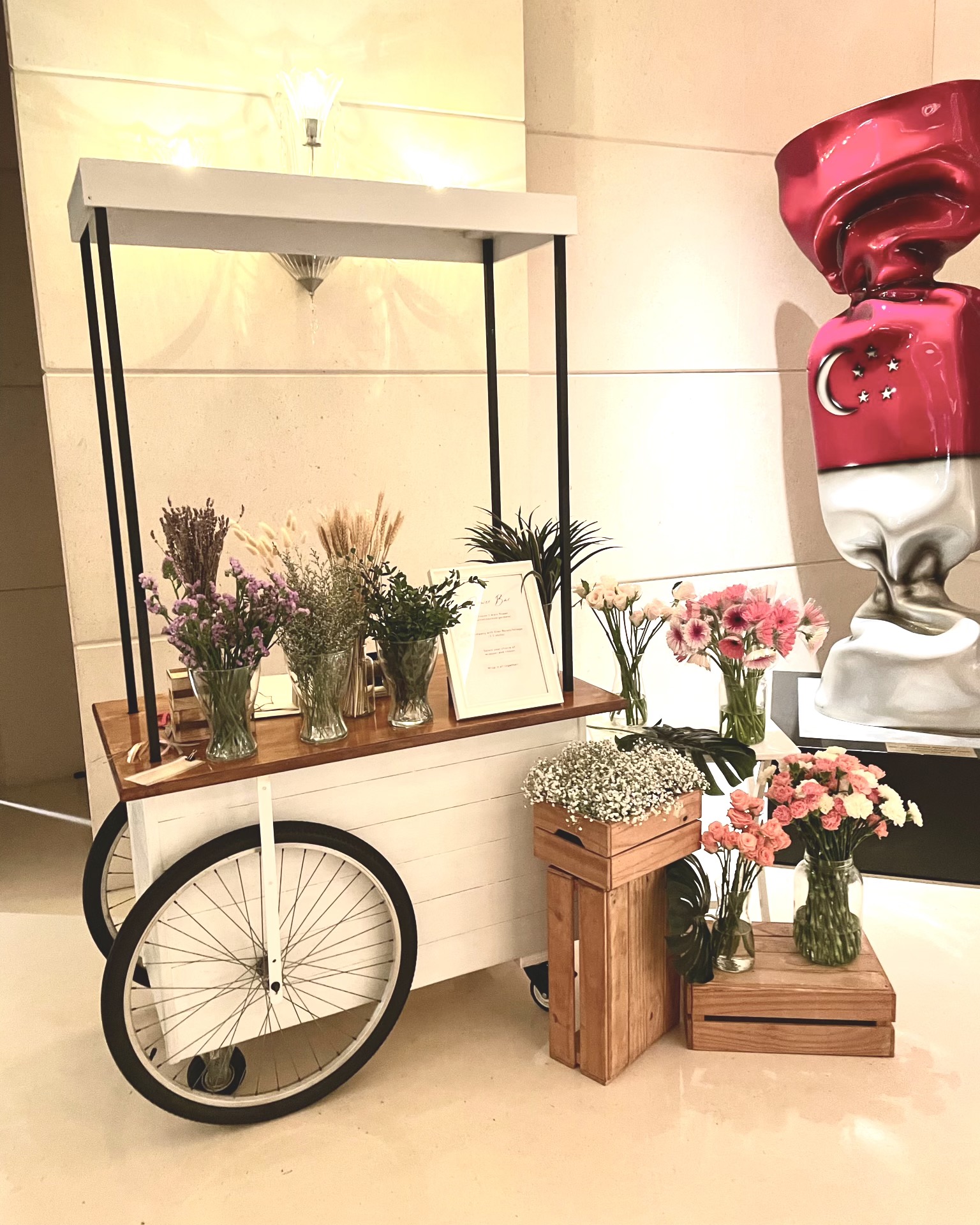 Live Flower Bar | Singapore Weddings & Corporate Events